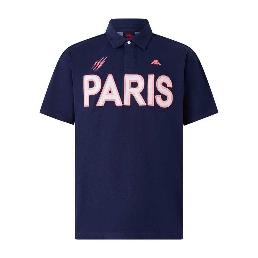 Polo Uomo Rugby Stade Français 2025 Blu - Kappa