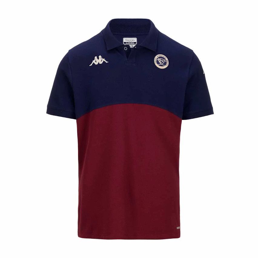 Polo Rugby Angaty 8 UBB 2024/2025 Blu - Kappa | boutique-rugby.com