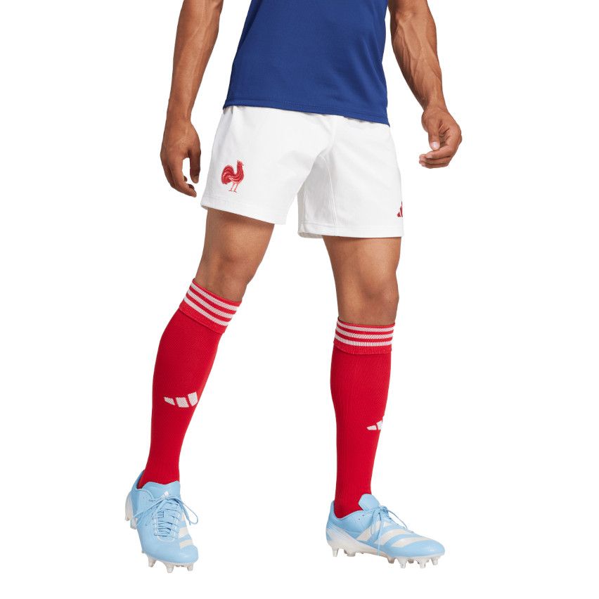Short Rugby Francia Casa 2024/2025 - Adidas | boutique-rugby.com
