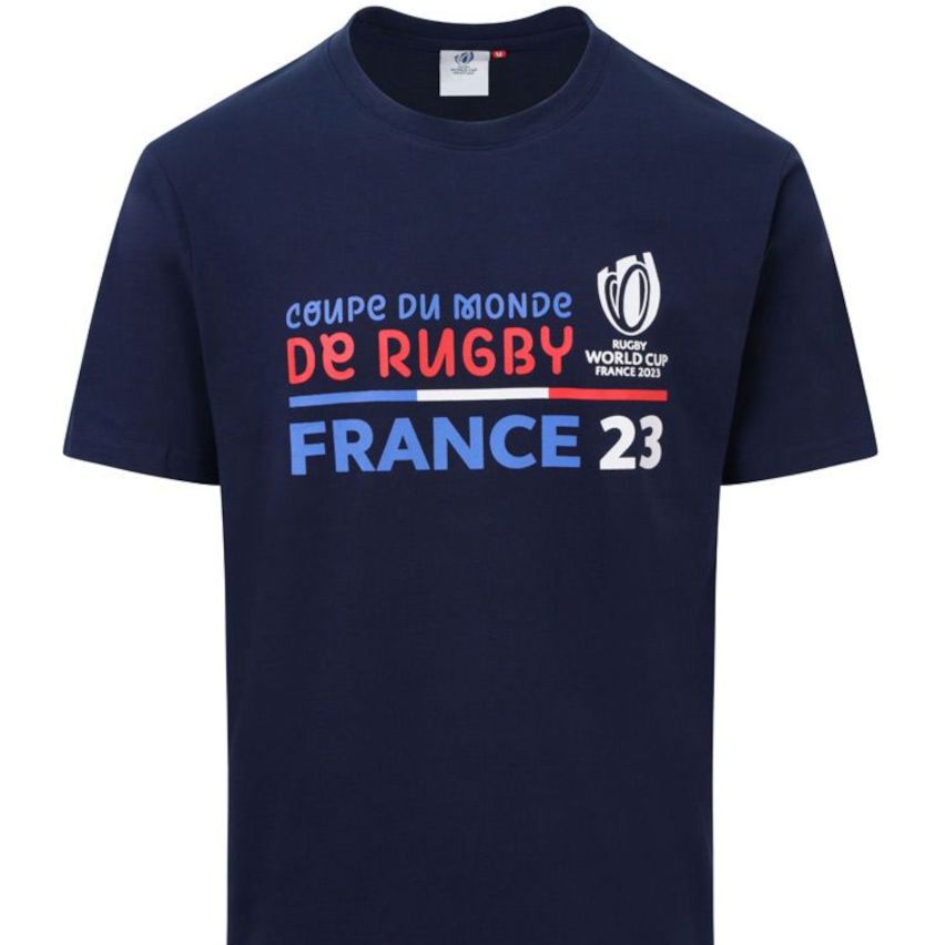 T-Shirt France Rugby World Cup France 2023 Blu - Sportfolio | boutique ...